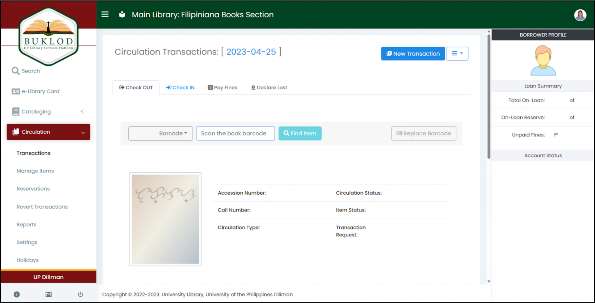 Transactions – Documentation