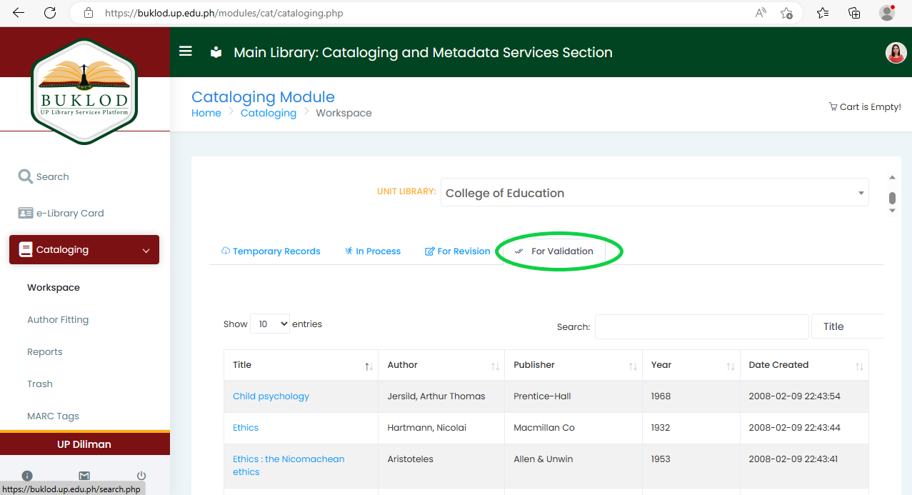 Workspace – Documentation