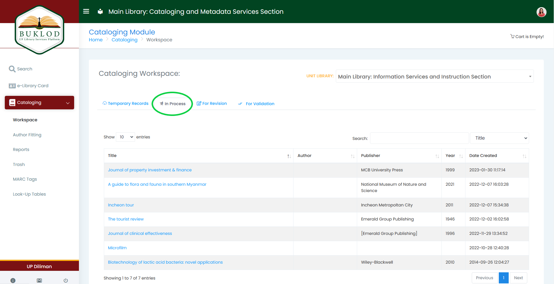 Workspace – Documentation